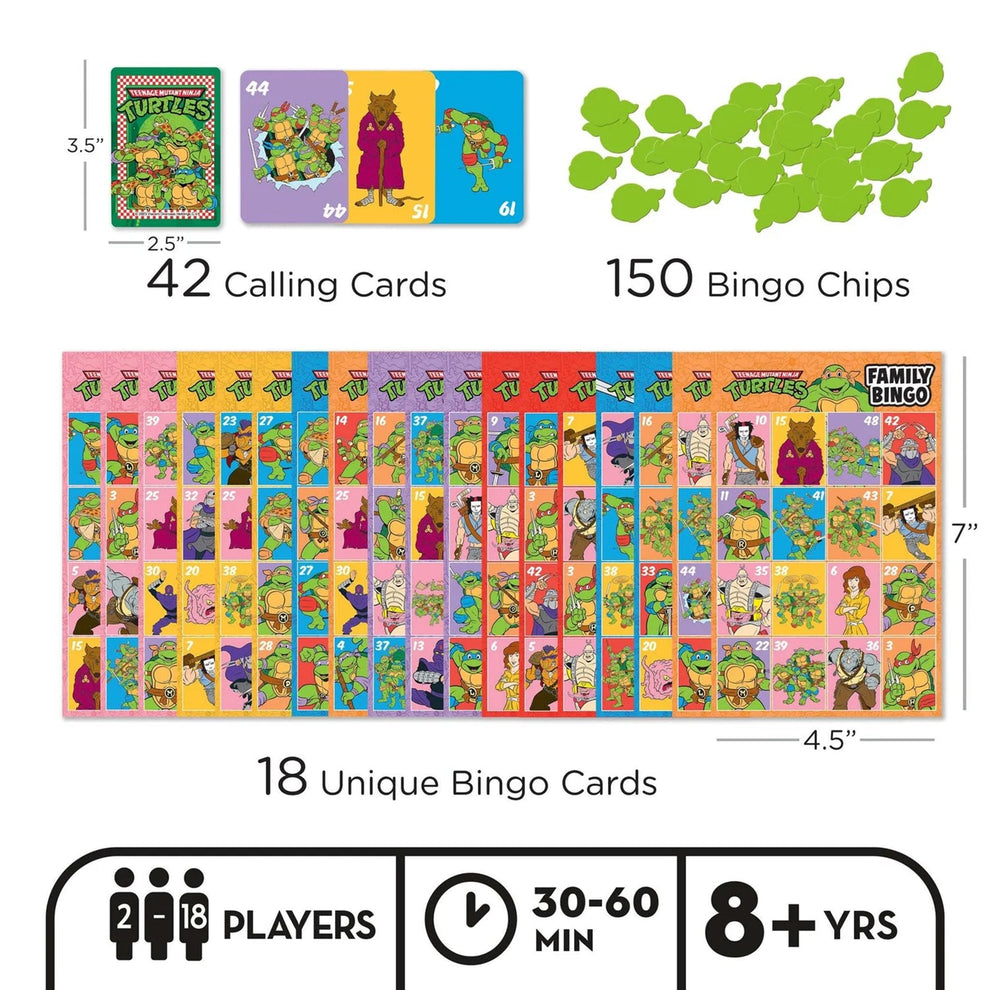 Teenage Mutant Ninja Turtles Family Bingo – William Valentine