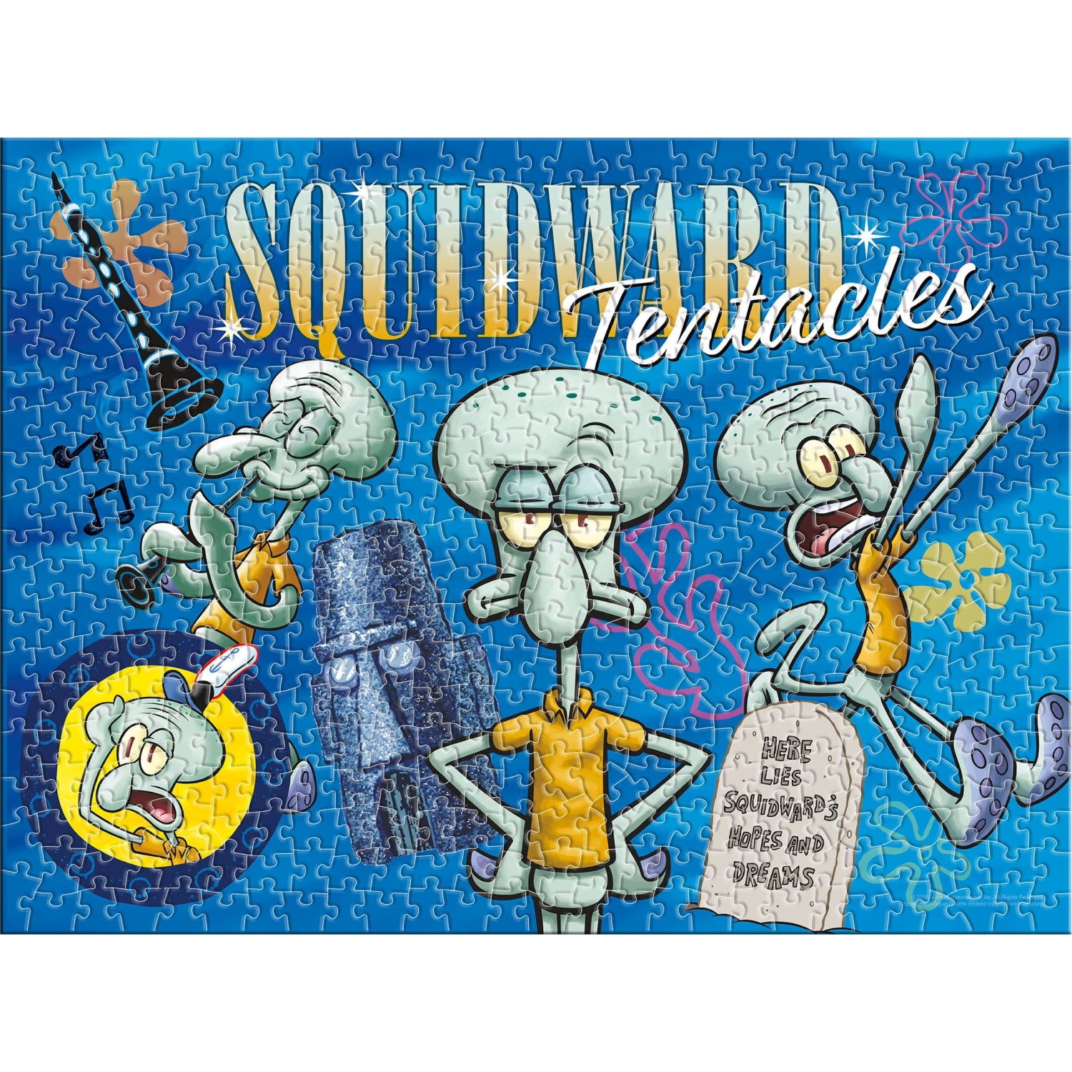 Aquarius - SpongeBob Squidward 500 Piece Jigsaw Puzzle (Vertical Box ...