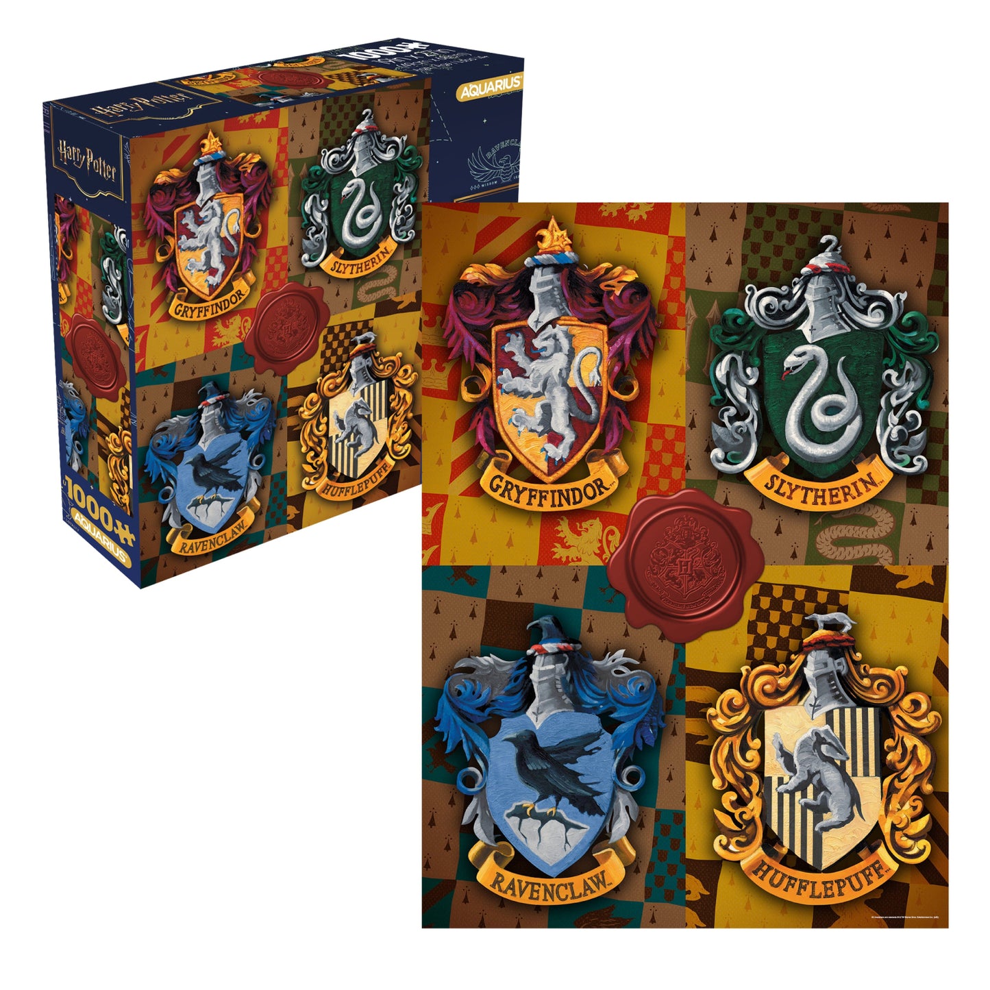 Aquarius - Harry Potter Crests 1000 Piece Jigsaw Puzzle – William Valentine