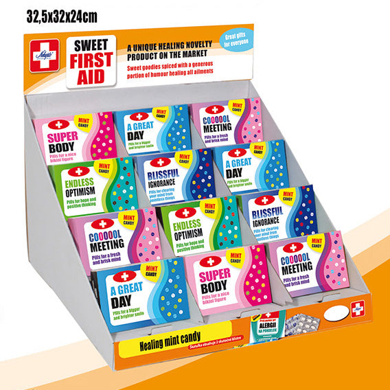 Sweet First Aid – Pre-Pack CDU of 48 Packets – William Valentine